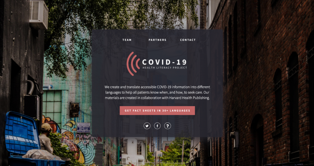 Better Evidence Partners with the COVID-19 Health Literacy Project ...